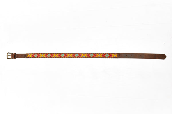 Coral Chevron Belt - Camp Hero